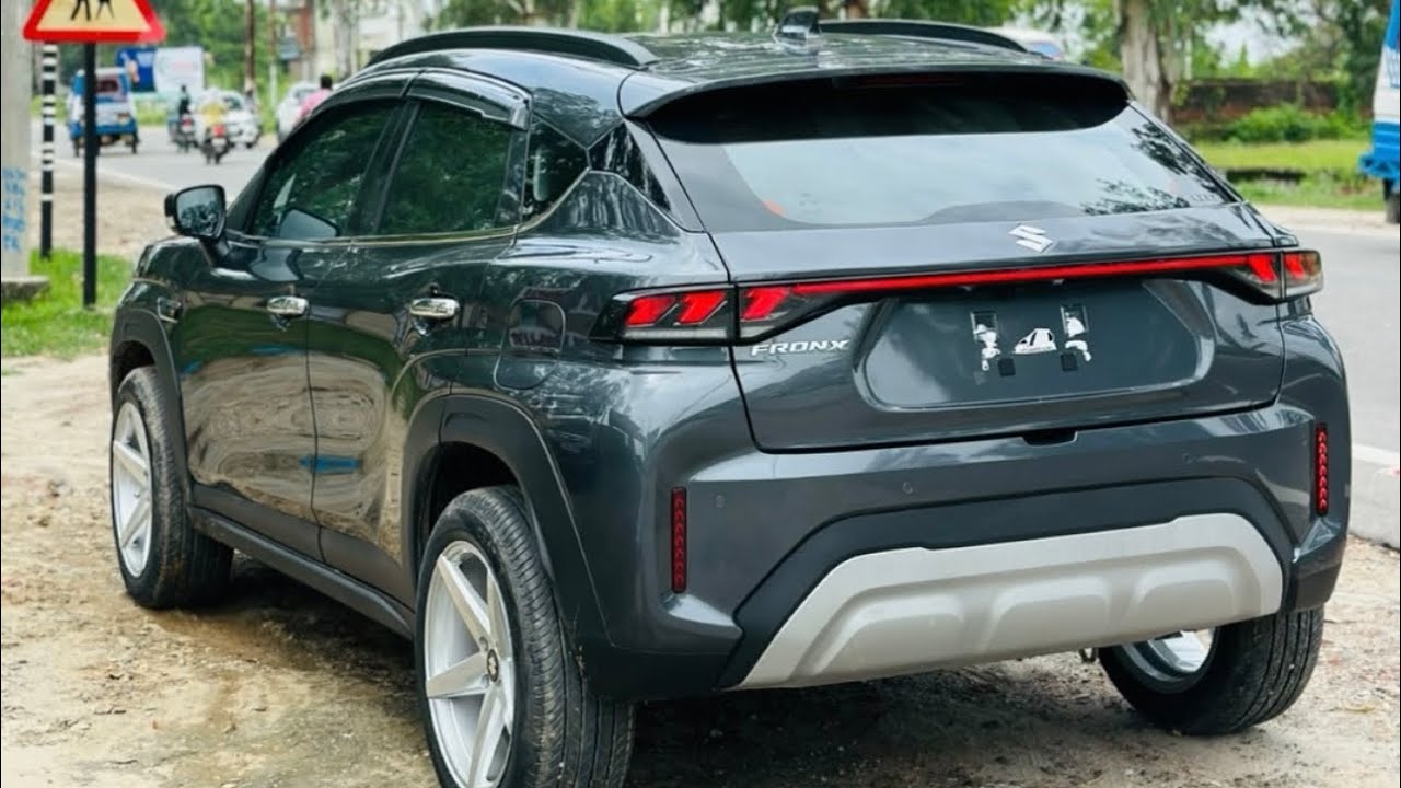 Fronx modified base to top with 17” alloy - YouTube