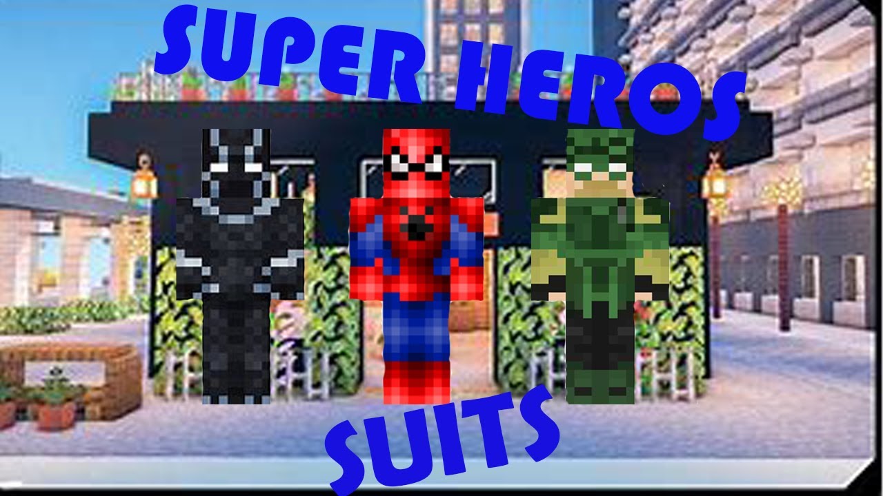New superheroes suits in shop | Minecraft - YouTube