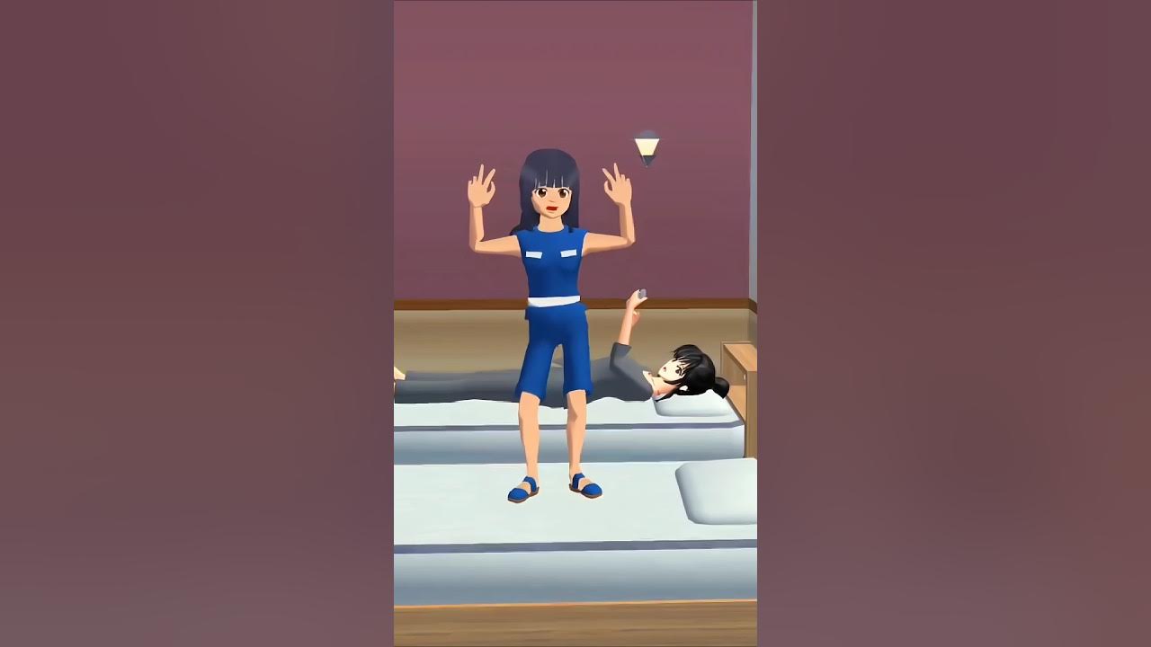 Mayu is very fond of dancing.#sakuraschoolsimulator #funny #cartoon #sakura - YouTube