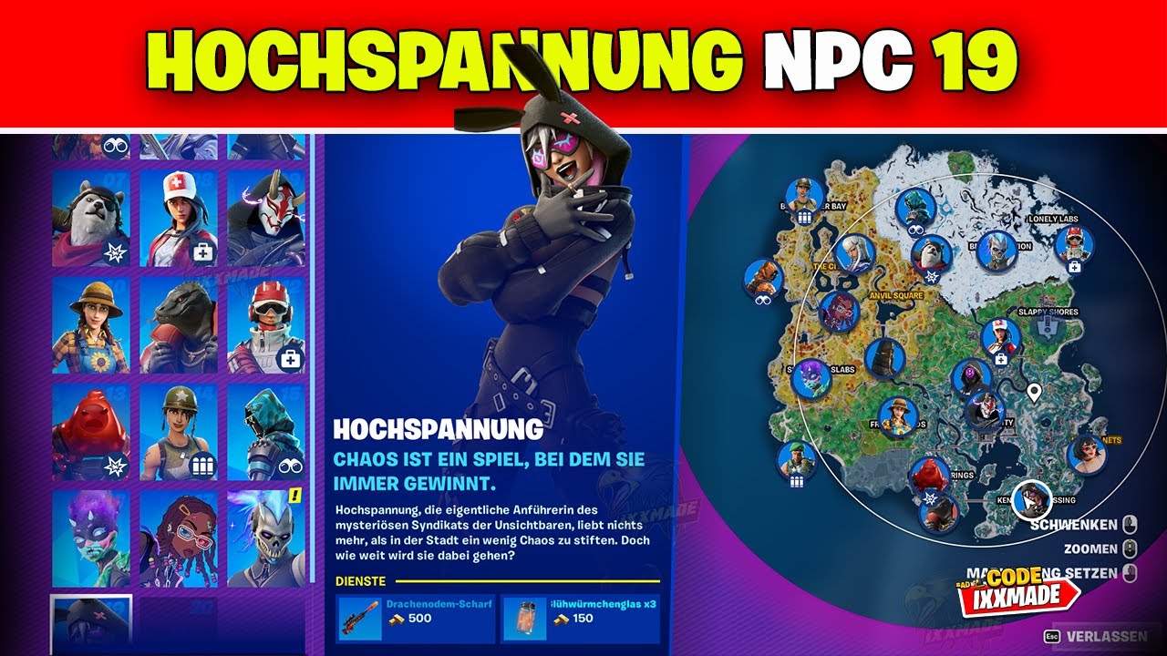 Hochspannung NPC 19 Fortnite NPC 19 - YouTube