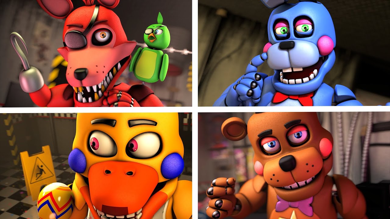 All fnaf characters in a nutshell animated - ressluna