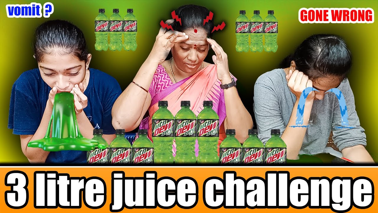 #mountaindew - 3 litres juice challenge #GoneWrong #vomit | 3idiots ...