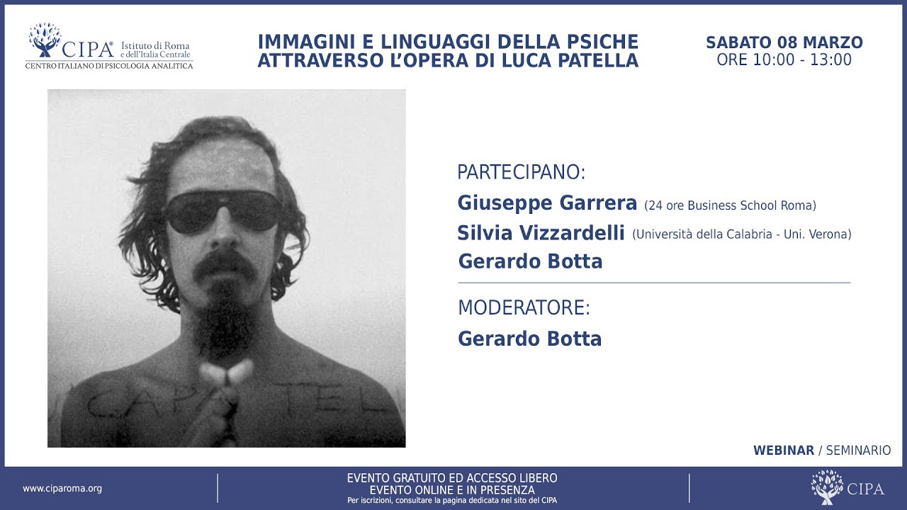 Immagini e linguaggi della psiche attraverso l’opera di Luca Patella ...