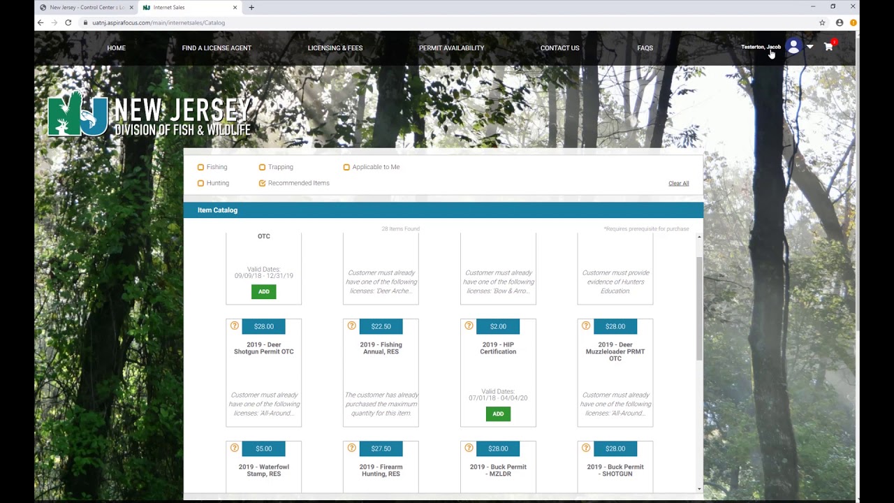 New Jersey Electronic Licensing System-Full Tutorial - YouTube