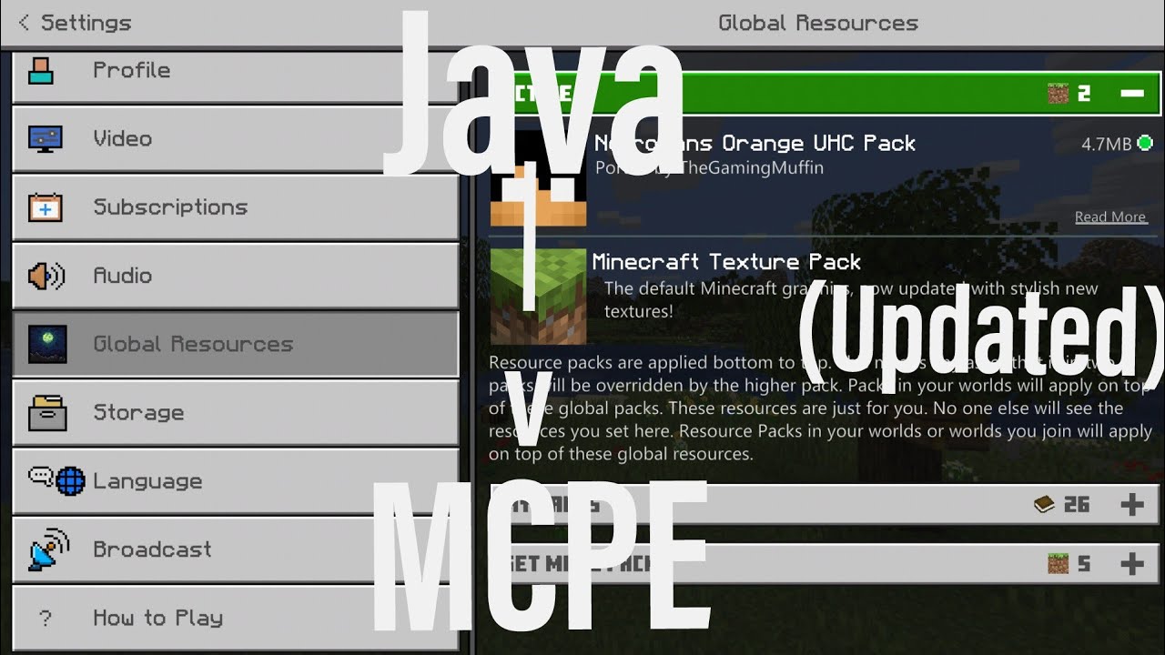 How to port texture packs from Java to MCPE (Updated) - YouTube