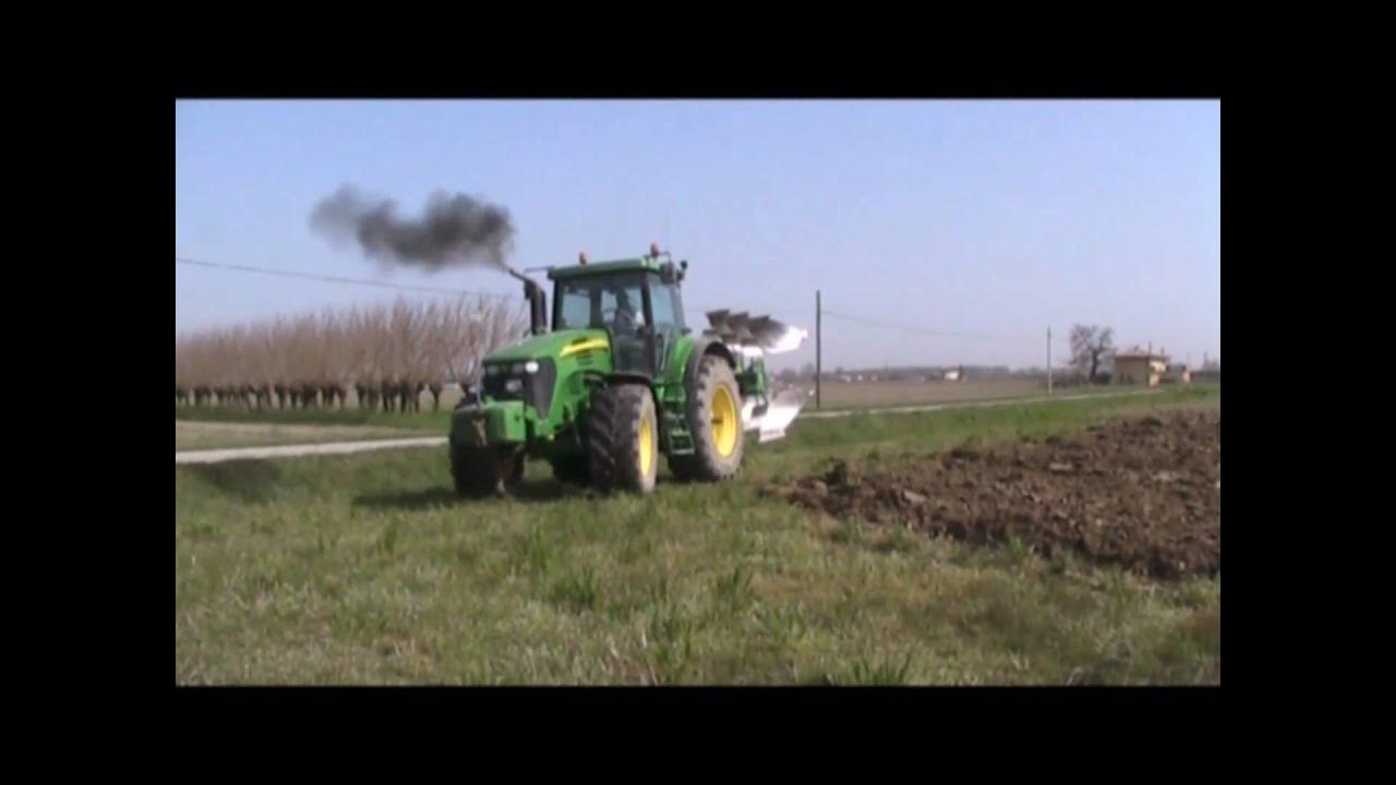 John Deere 7820 Plowing/ Aratura *HD* Baiuter - YouTube