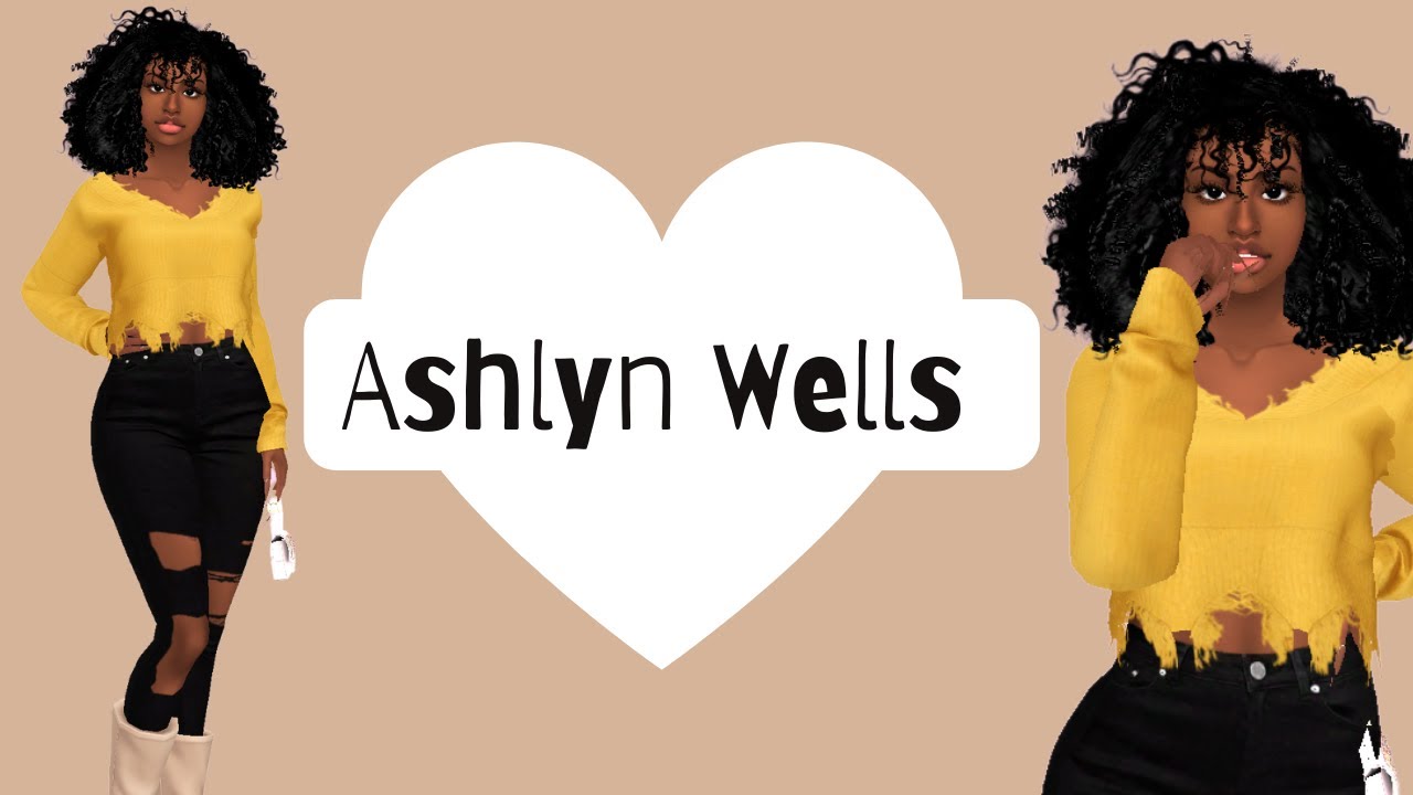 [The Sims 4] Winter Look + CC Folder | Ashlyn Wells - YouTube