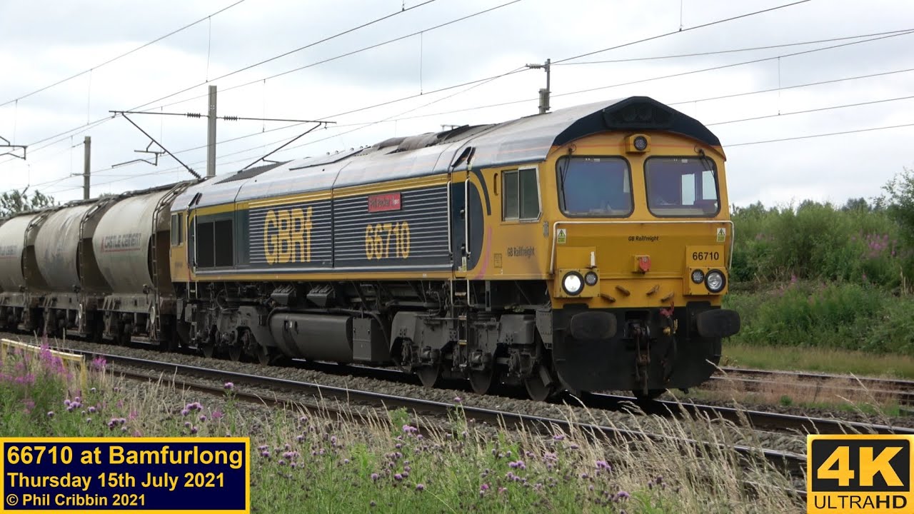 66710 at Bamfurlong - 15th July 2021 - YouTube