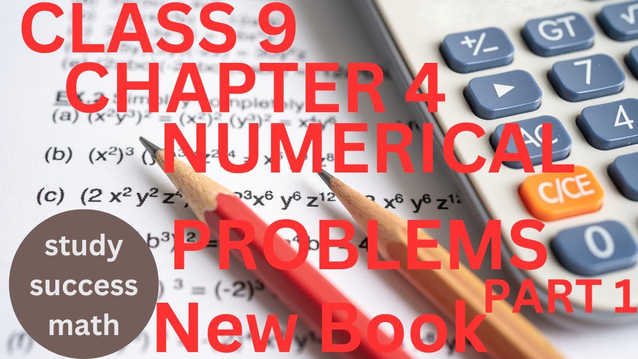 Chapter 4 Numerical Problems | part 1 | Class 9th physics #studysuccessmath - YouTube