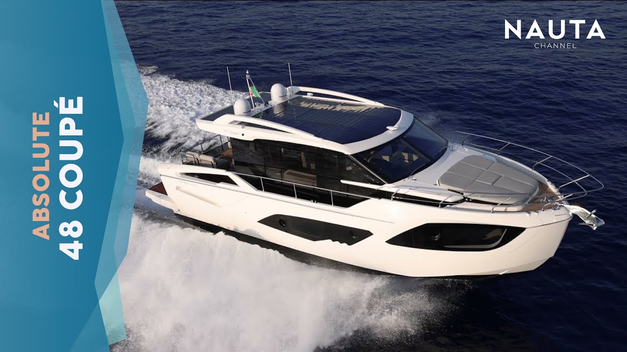 Absolute 48 Coupè - il trawler sportivo di Absolute - YouTube