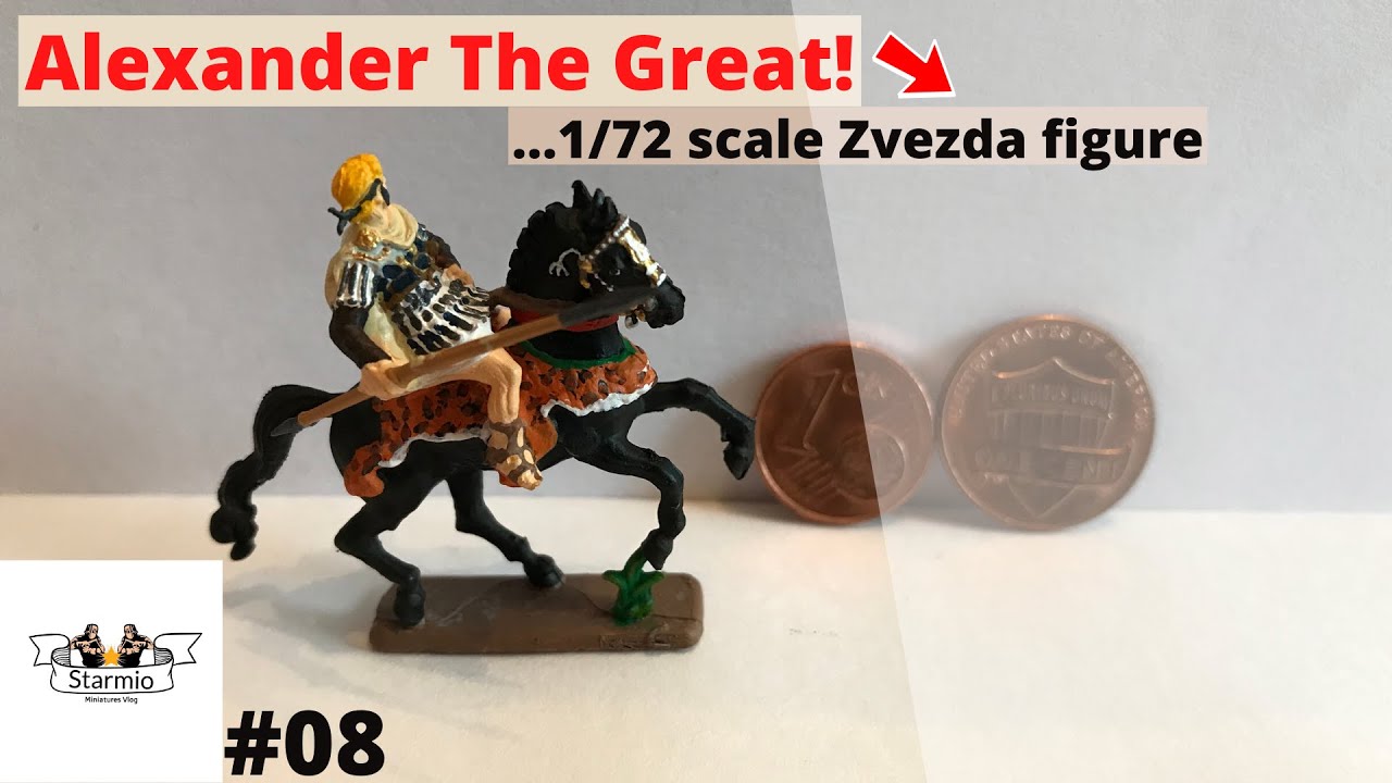 Watch how I painted [Alexander The Great] in 1/72 scale! - YouTube