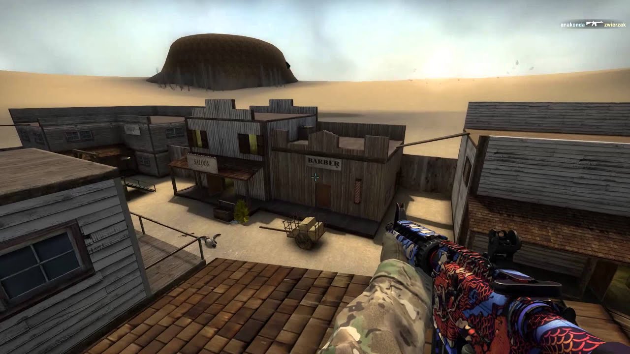 CS:GO M4A4 Dragon King FT 9kills! Field Tested (anakondaTV) - YouTube