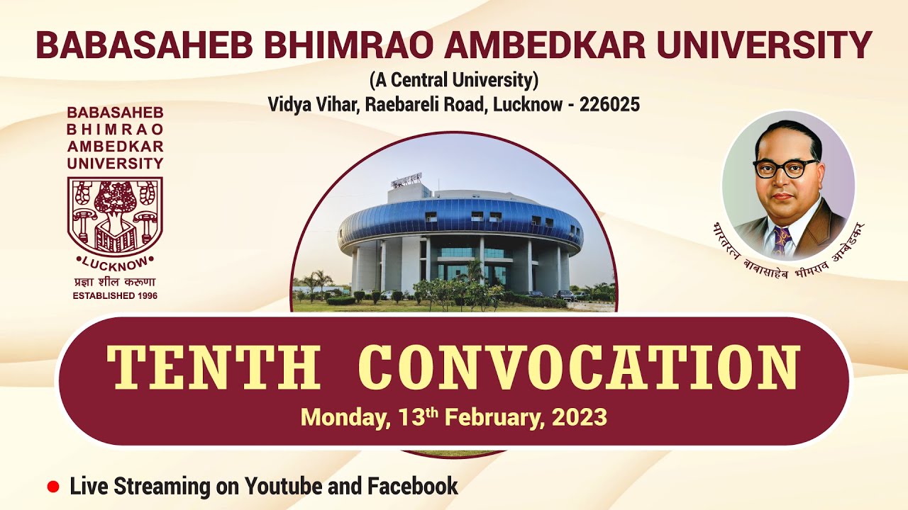 BBAU,Live Streaming rehearsal of Xth Convocation on 12th February, 2023 ...