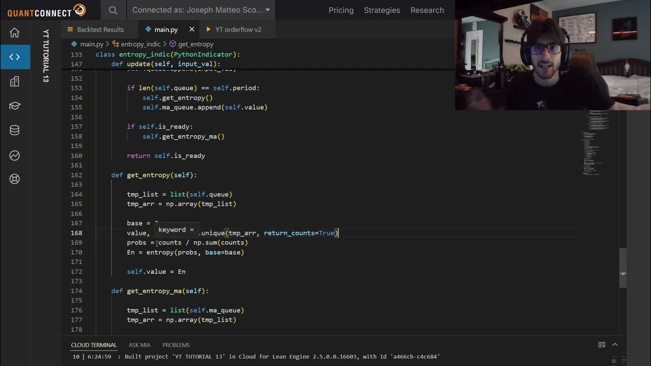 Simple Order Flow Futures Trading Algorithm in QuantConnect! Beginner ...