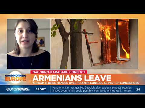 Armenians leave: Aghdam is being handed over to Azeri control as part of concessions