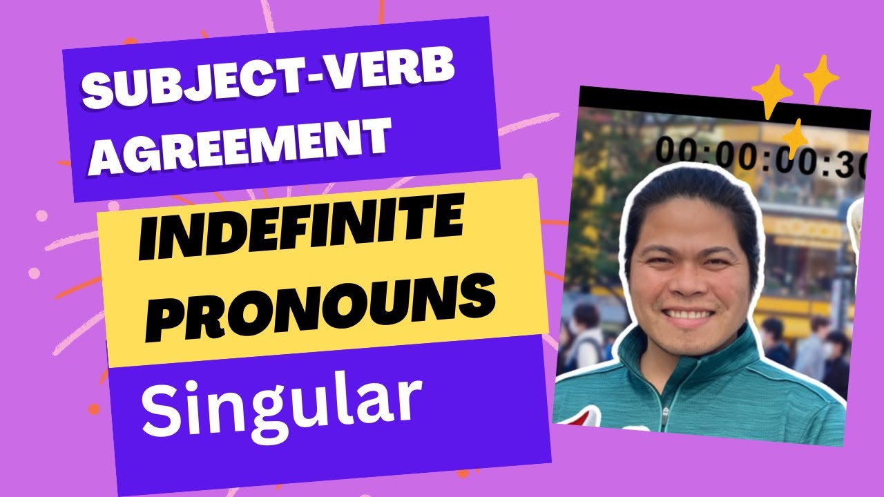 Learn Subject and Verb Agreement: Singular Indefinite Pronouns - YouTube
