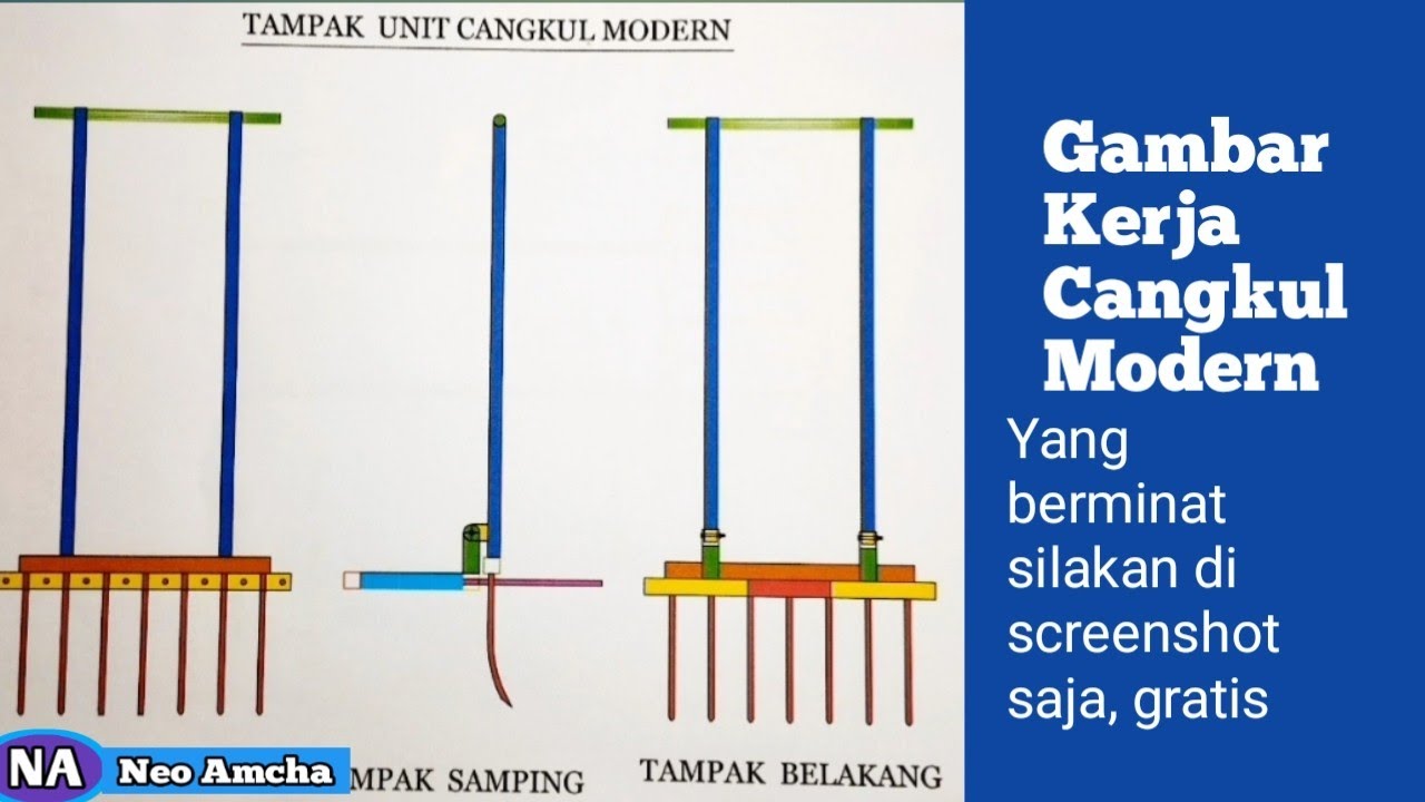 Gambar Kerja cara membuat cangkul modern - YouTube