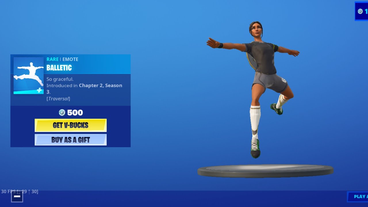 *NEW* BALLETIC EMOTE - Fortnite Item Shop - July 23, 2020 - YouTube