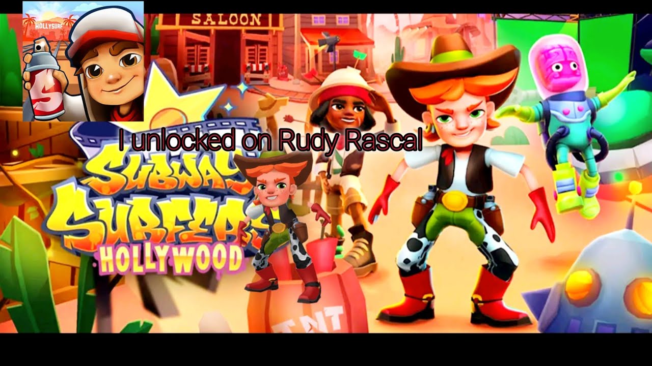 Subway surfers ep 6 i unlocked Rudy Rascal - YouTube