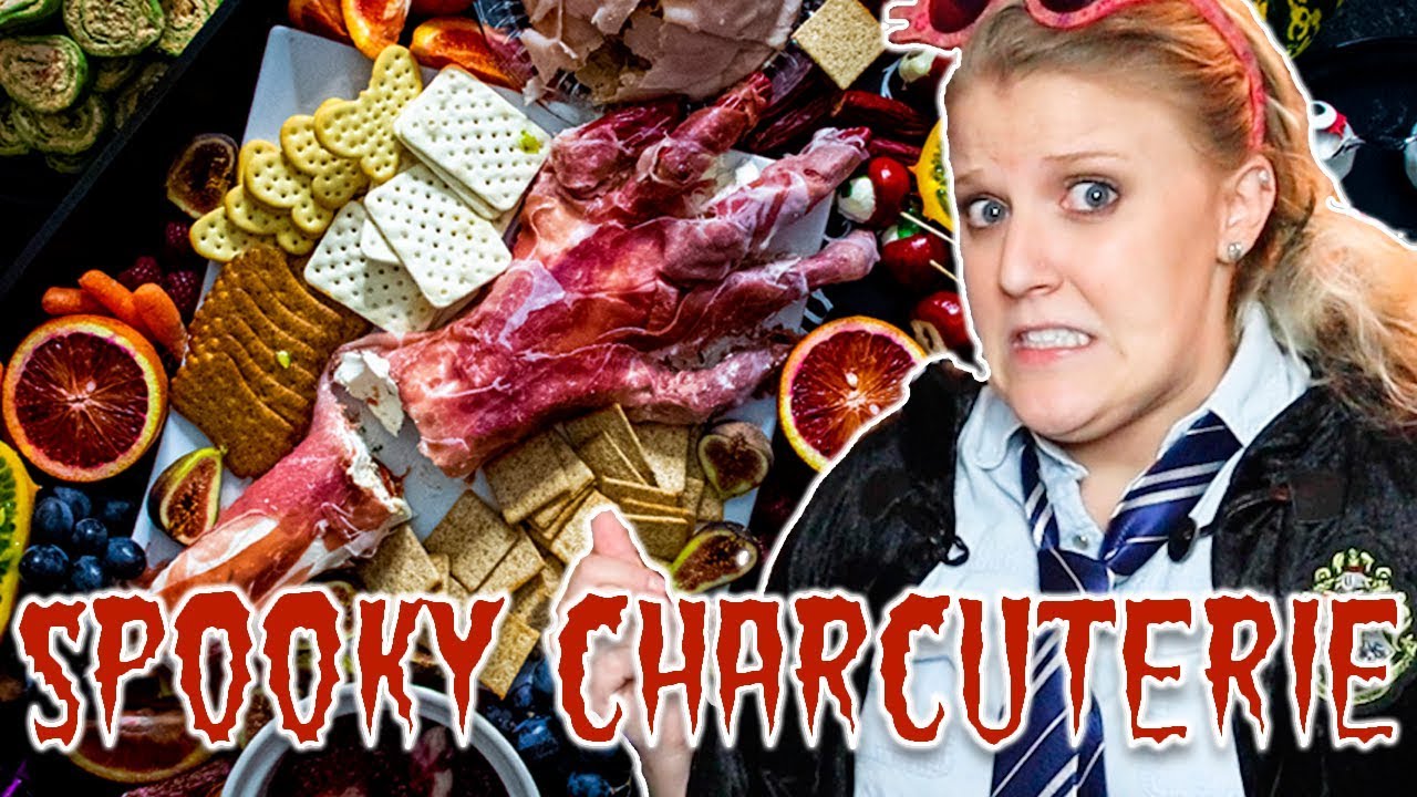 I make SPOOKY CHARCUTERIE in my HAUNTED kitchen 🎃 - YouTube