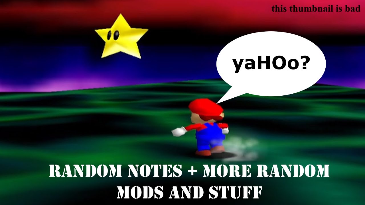 Super Mario 64 but the Note Pitches are Random - YouTube
