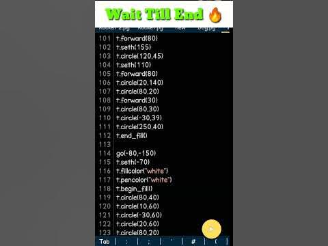 🐕Draw a Dog using Python Turtle|How to draw dog in python|#shorts #short #shortvideo #python ...