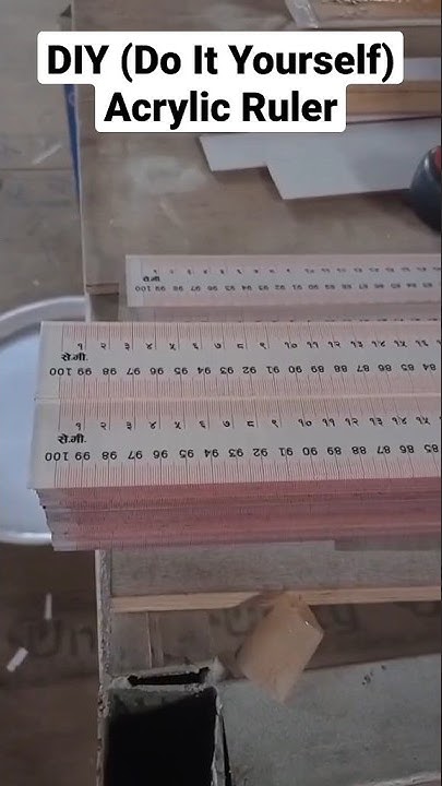 How to make an acrylic ruler. #diy #acrylic #ruler #vinyl #measuring ...