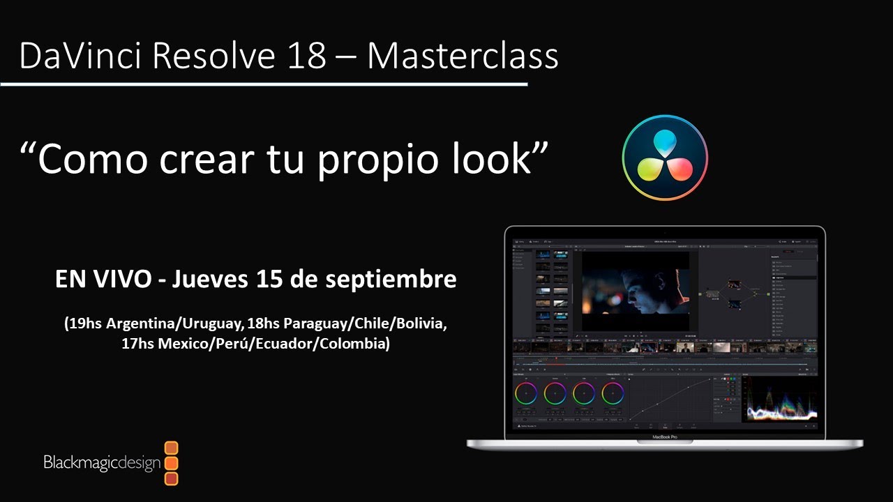 Master Class "Como crear tu propio look" en Davinci resolve 18 - YouTube