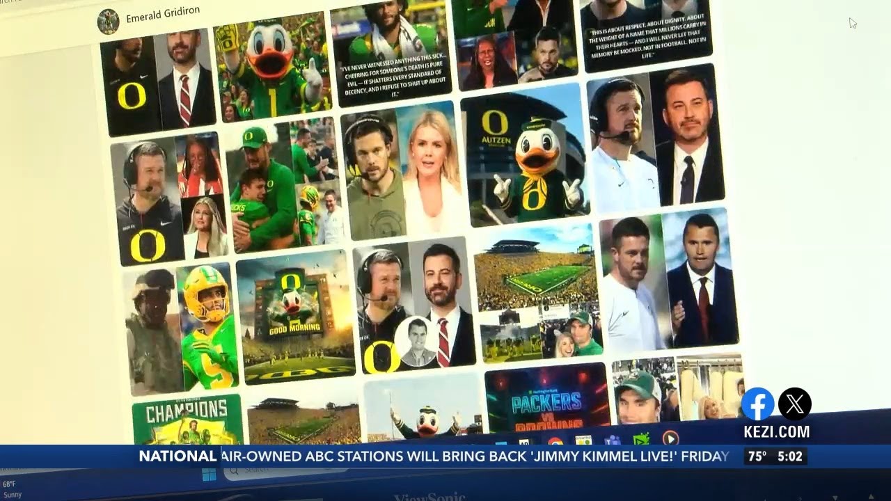 Oregon Athletics responds to rise in fake sports fan pages - YouTube