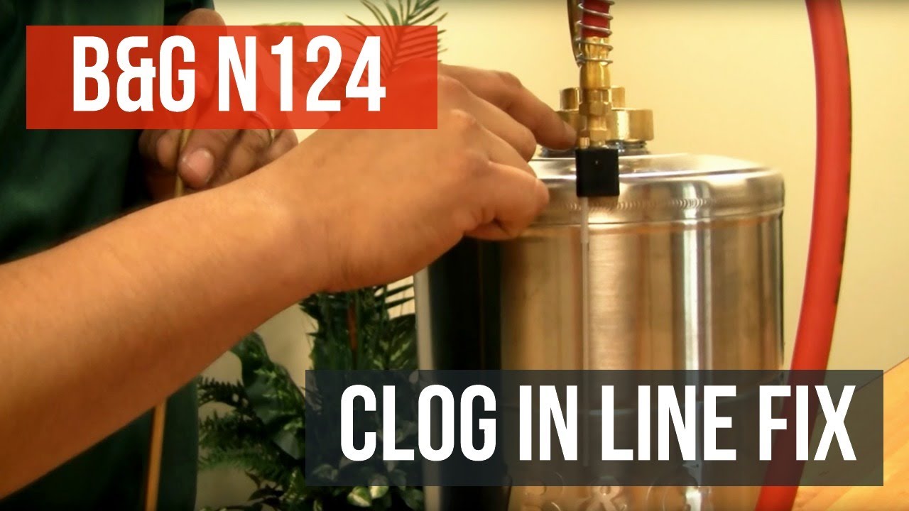 B&G N124 Sprayer Clog In Line Fix - YouTube
