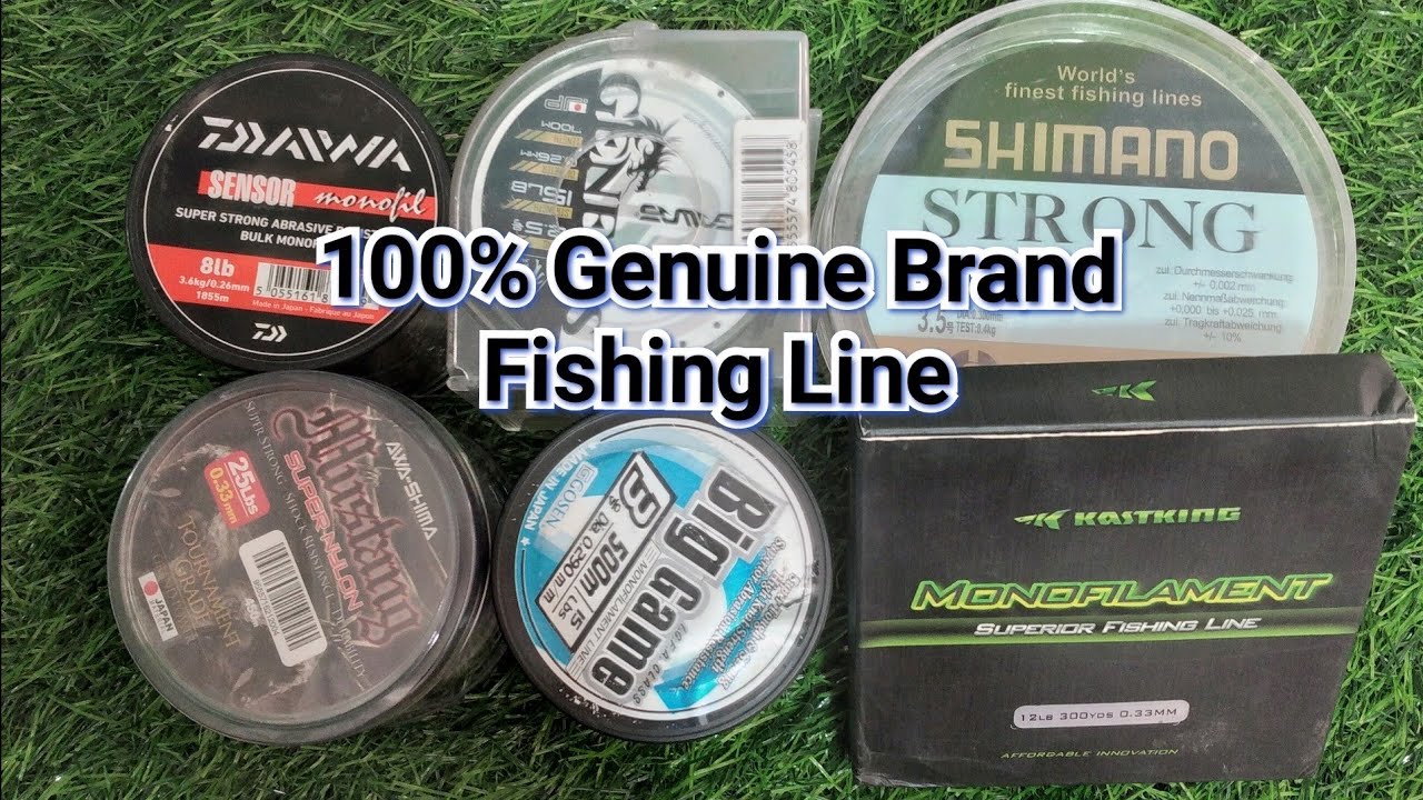 100% Genuine Brand Fishing Line।Daiwa।Shimano।Genesis।Kastking।Awashima ...