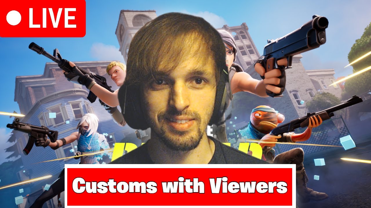 🔴Fortnite Live Chapter 5 Season 3 Customs With Viewers Ranked Mode ...