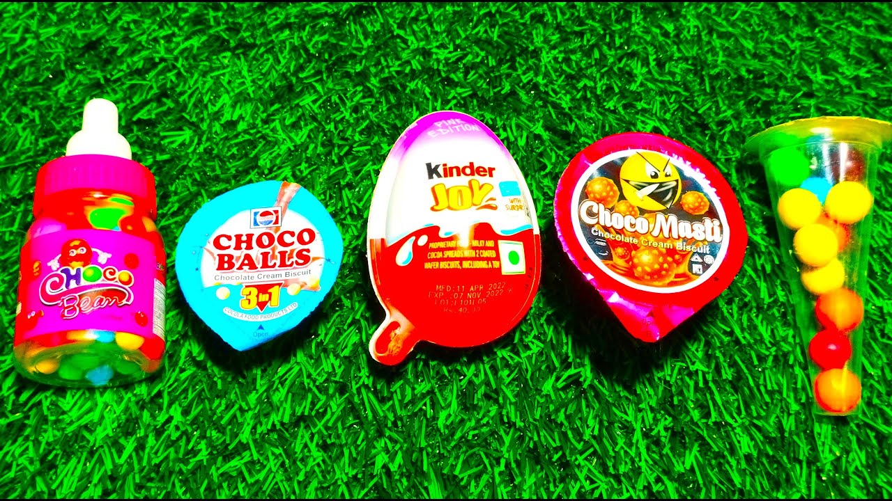 UNPACKING KINDER JOY, CHOCO BEAN, FUN2 BOLL, AND SOME OTHER CHOCOLATES ...