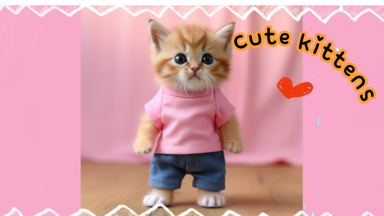 Cute kittens wearing cool clothes (With history and true stories about ...