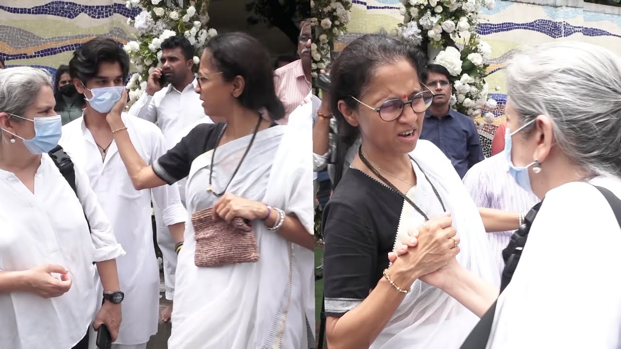 Supriya Sule Console Cyrus Mistry Family At FuneraI | Cyrus Mistry ...