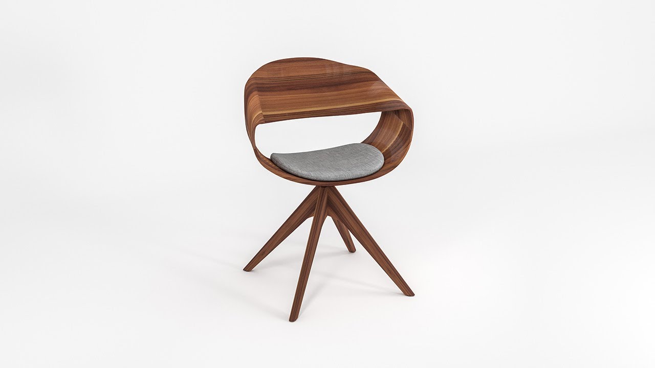 3ds Max chair modeling. Speed process. - YouTube