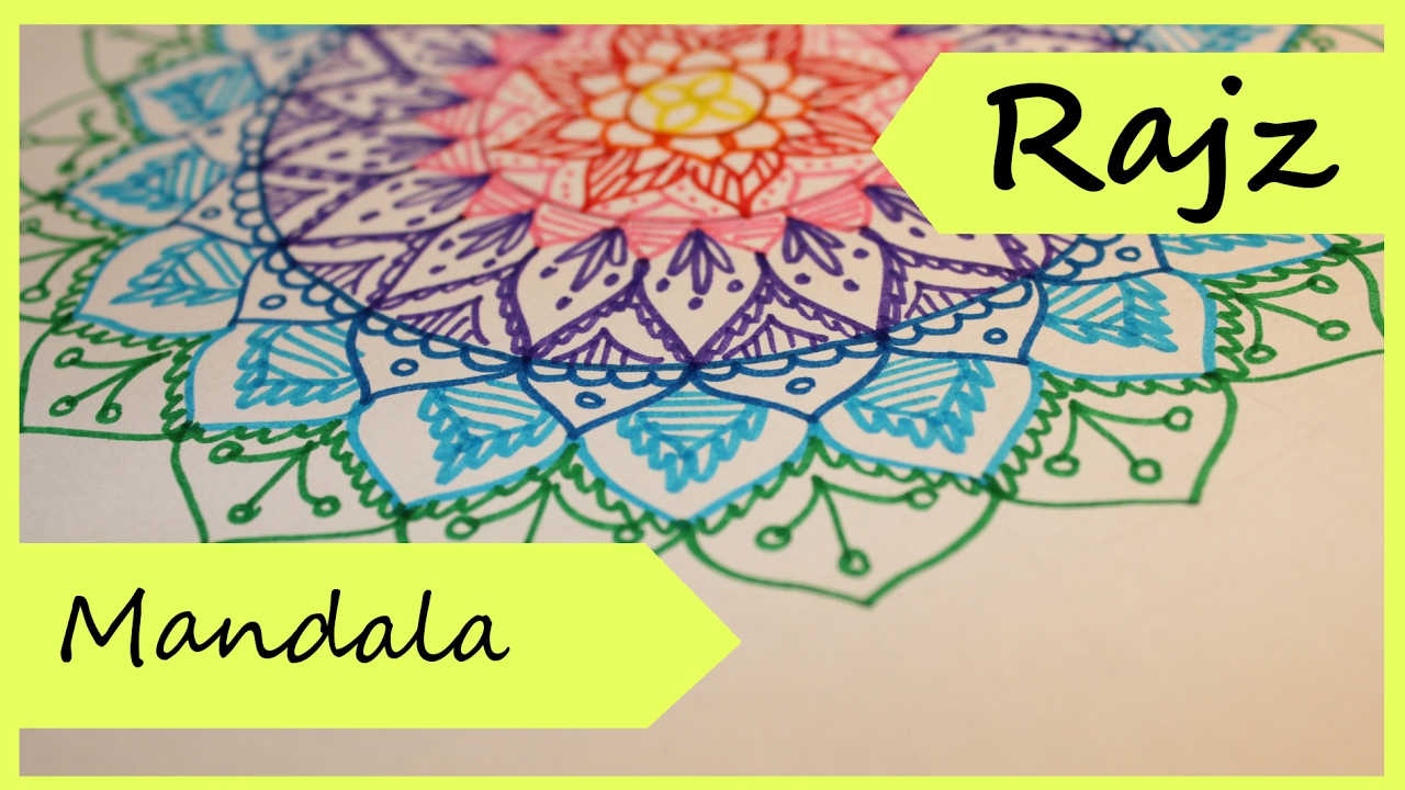 Rajz - Mandala | Vida Ágnes - YouTube