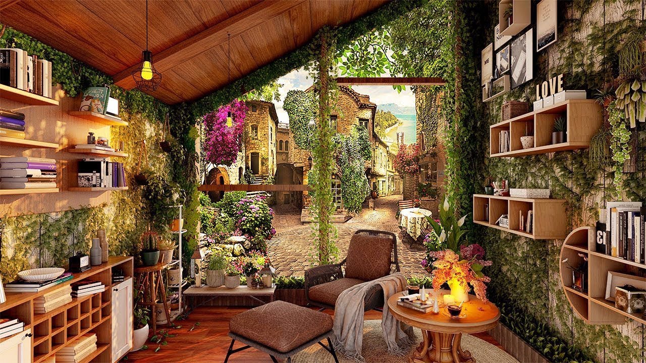 Relaxing Spring Morning with Sweet Jazz Piano Music at Coffee Shop ...