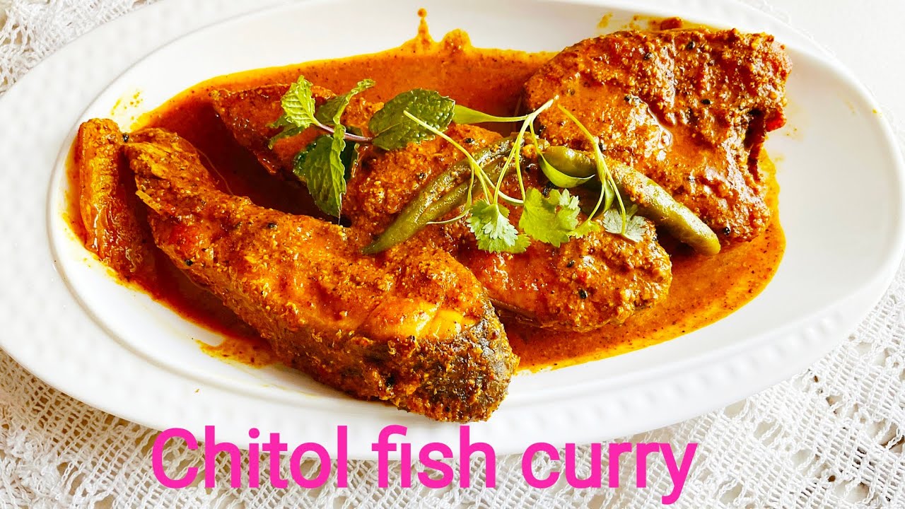 Chitol fish curry😋 - YouTube