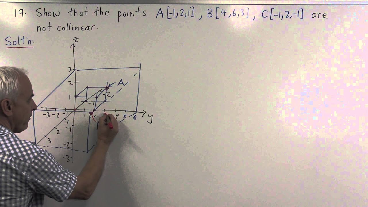 Non-collinear points (Ch1 Pr19) - YouTube