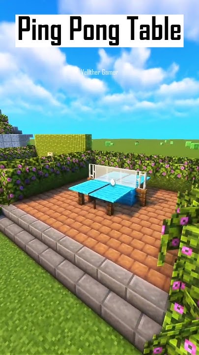 MINECRAFT : PING PONG TABLE 🏓|#shorts - YouTube
