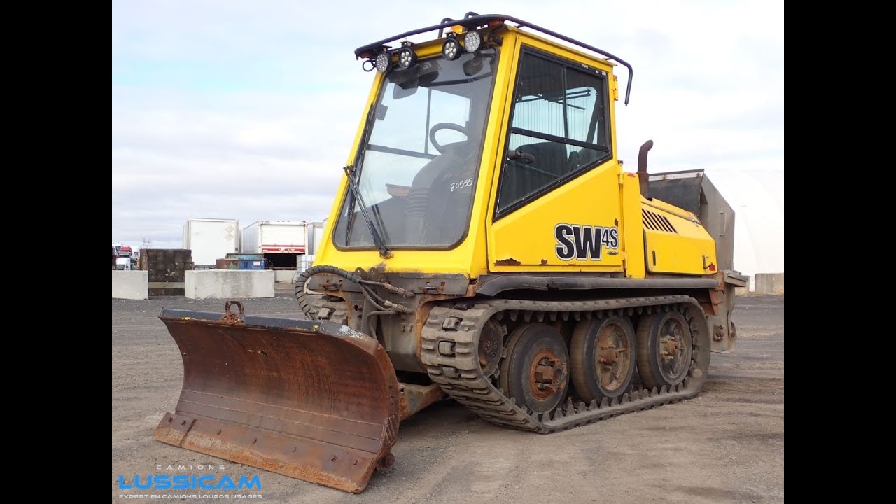 PRINOTH SW 4S 2011 CHASSE-NEIGE EPANDEUR ABRASIF 80555 V - YouTube