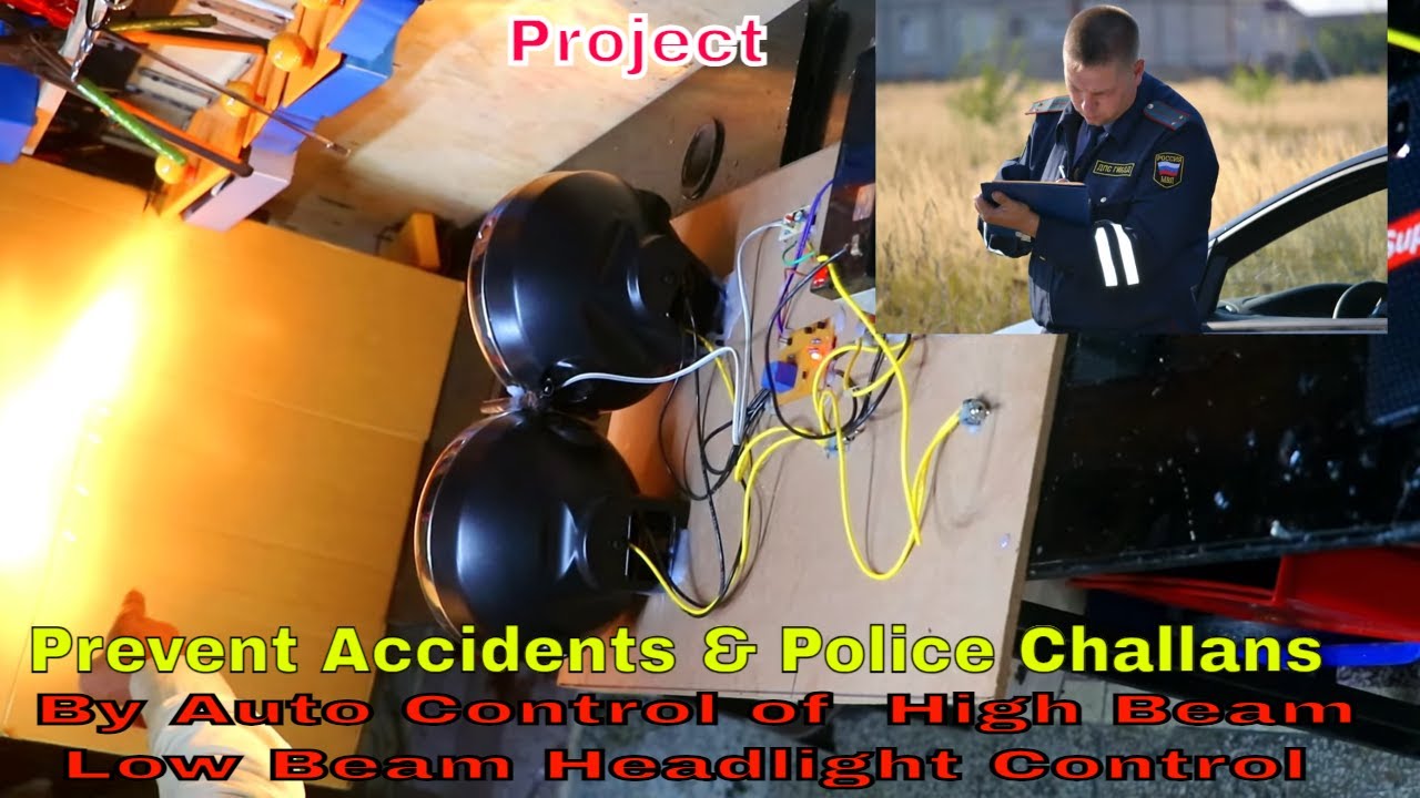 How to Make an Automatic Headlight Beam Control System | DIY ...