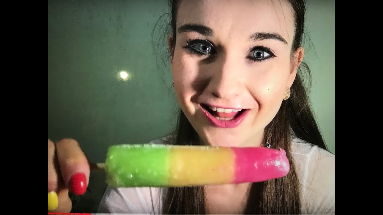 ASMR thank you!) Popsicle Licking, whisper, about future videos! - YouTube