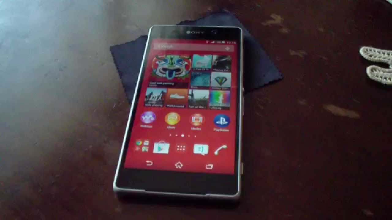 Official KitKat 4.4.4 on Sony Xperia Z2 - YouTube