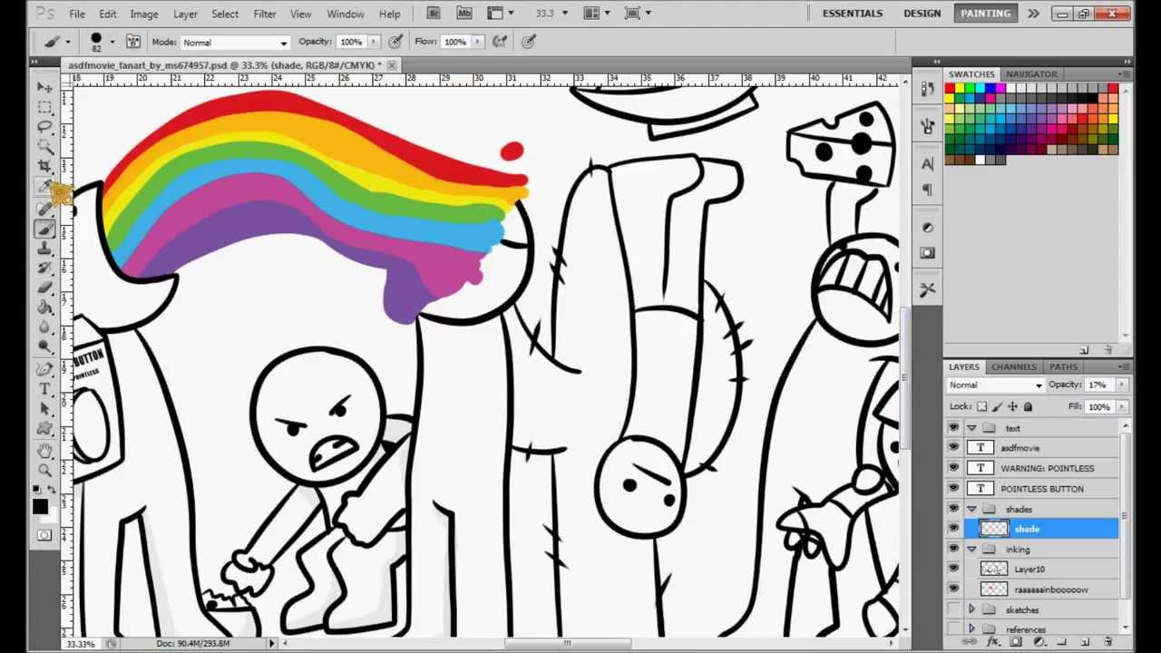 Speed Drawing Asdfmovie FanArt - YouTube