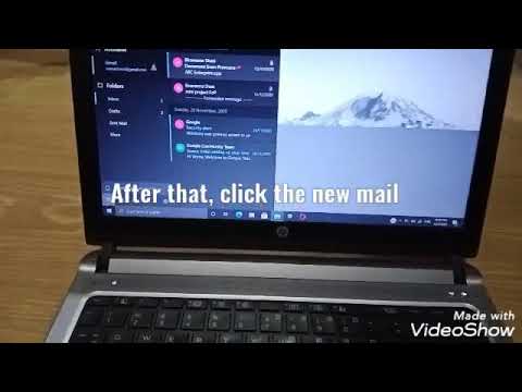 How to sent mail in laptop - YouTube