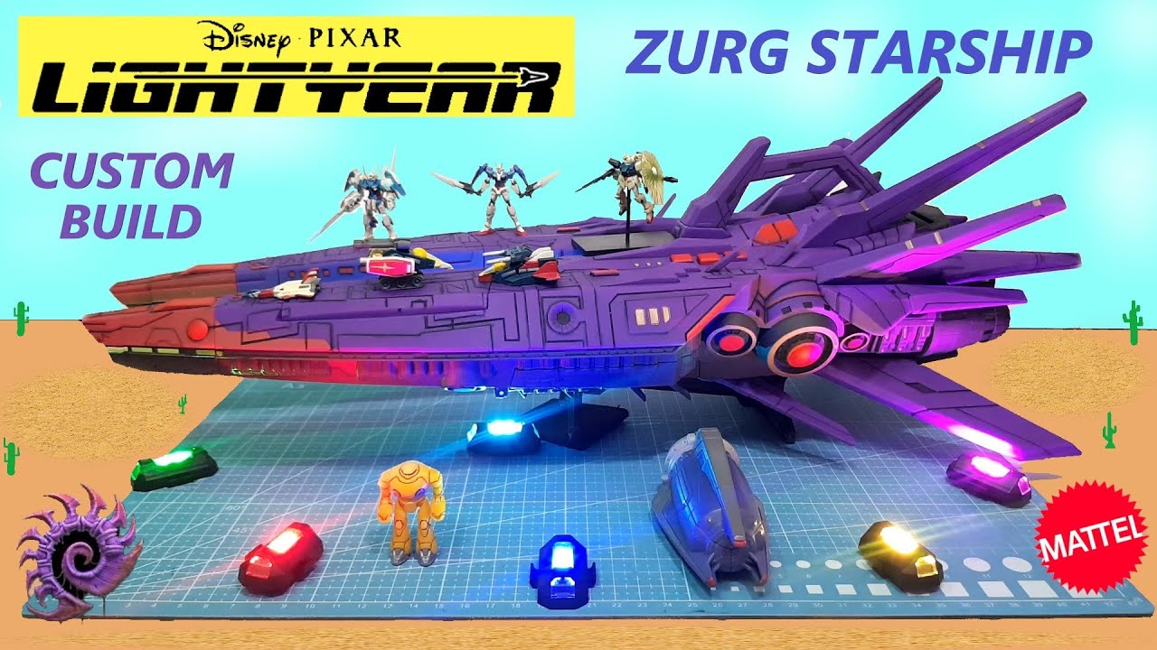 Lightyear Zurg Mothership - Unbox, Custom Build and Review - Zerg ...