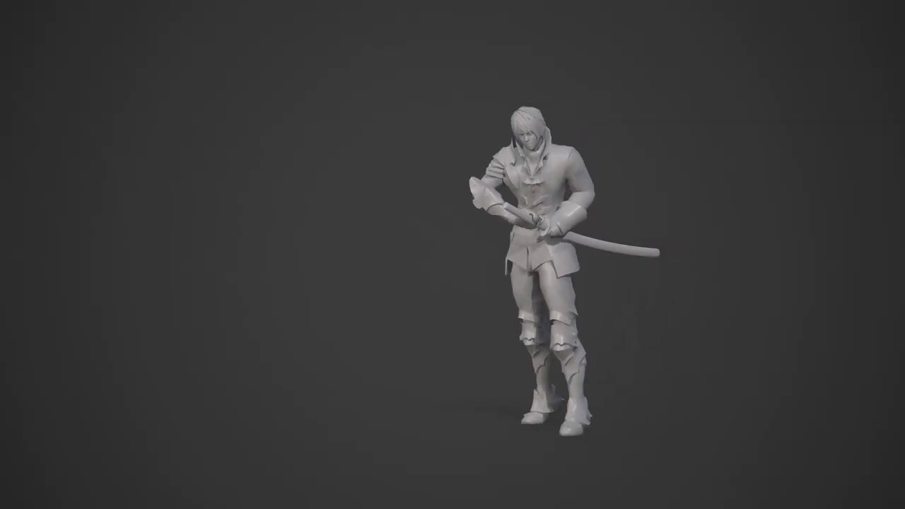 game animation_ katana attack - YouTube
