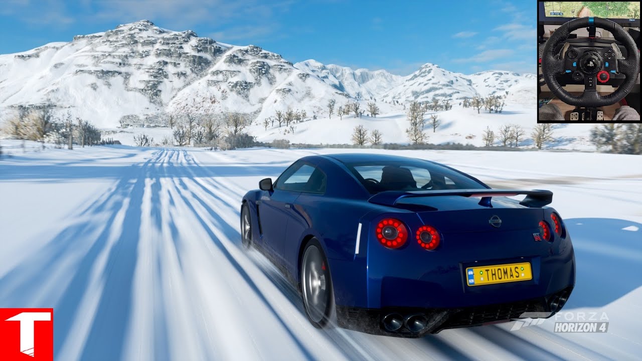 Nissan GTR R35 Black Edition - Forza Horizon 4 PC - logitech g29 ...